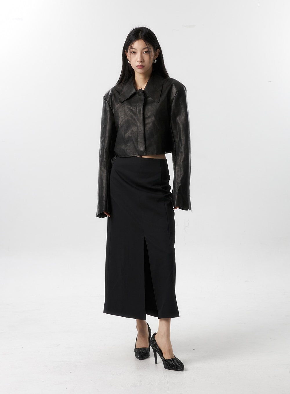 H Line Maxi Skirt IS315 - Korean Women's Fashion | LEWKIN
