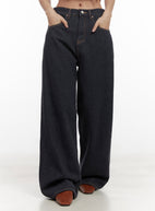 Karina Wide Fit Chic Denim Jeans CD413 - Acubi style | LEWKIN