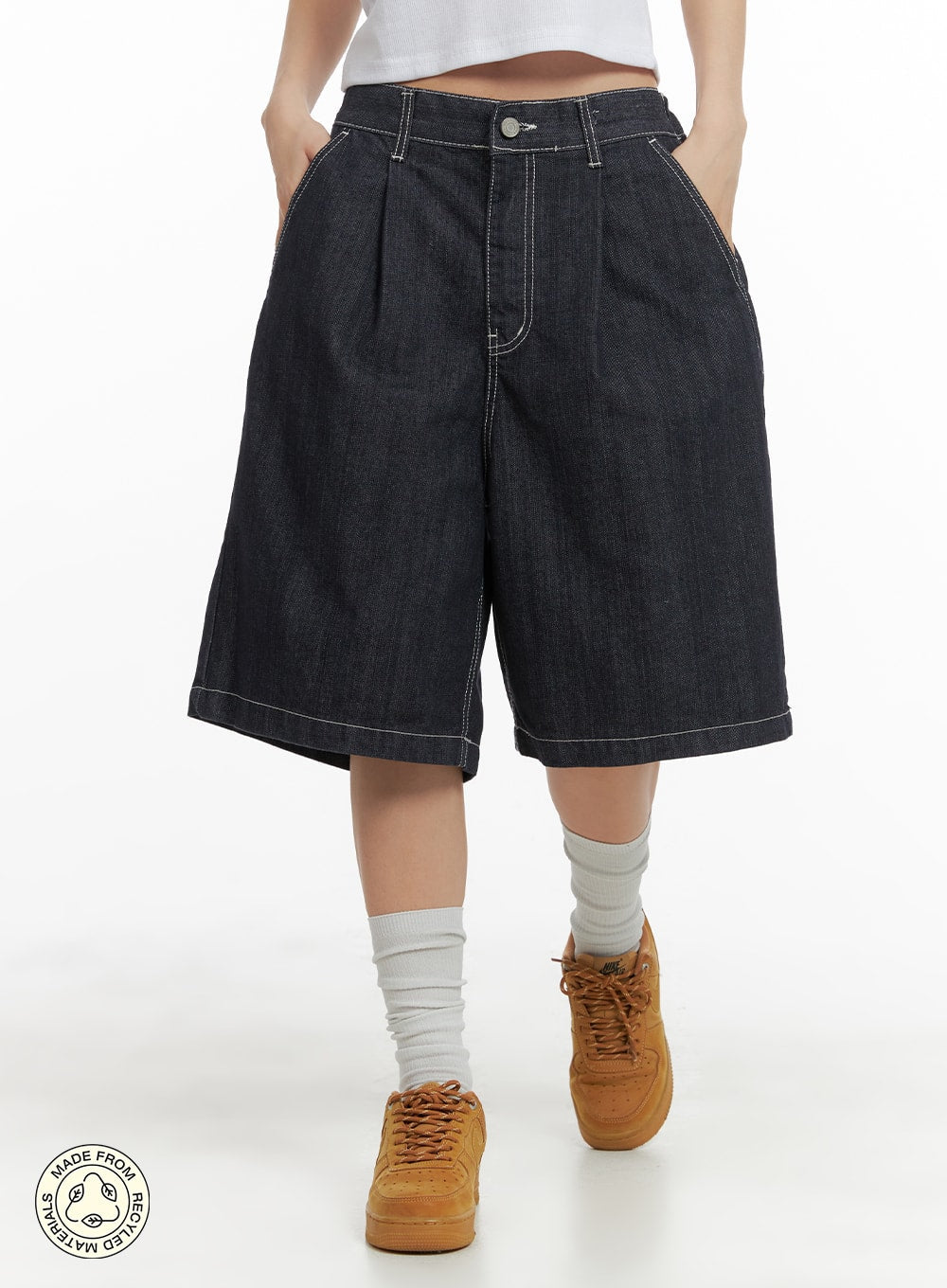 Recycled Solid Jorts (Unisex) CM425 - Acubi style | LEWKIN