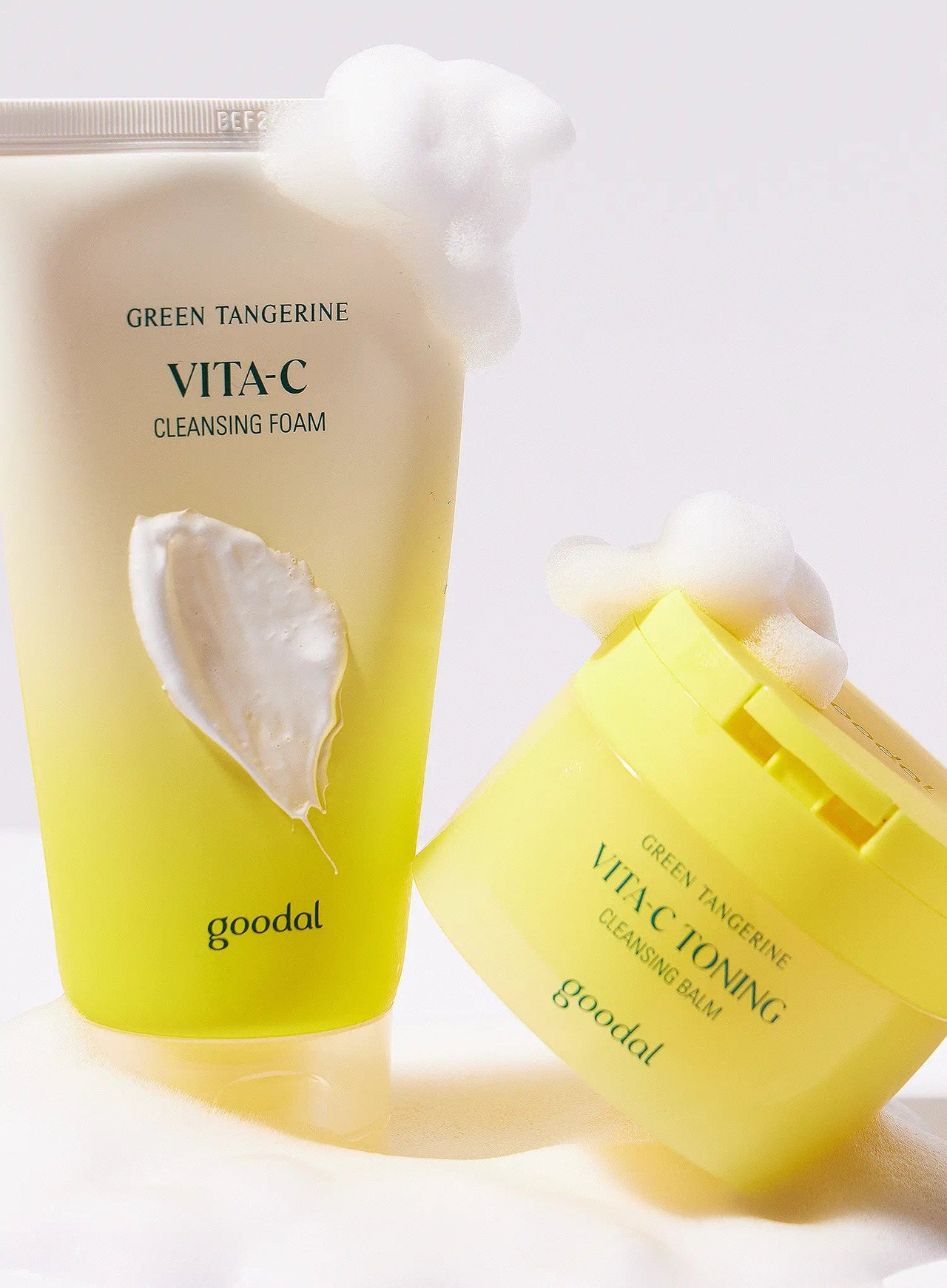 Green Tangerine Vita C Cleansing Foam (150ml) - GOODAL | K-BEAUTY – LEWKIN
