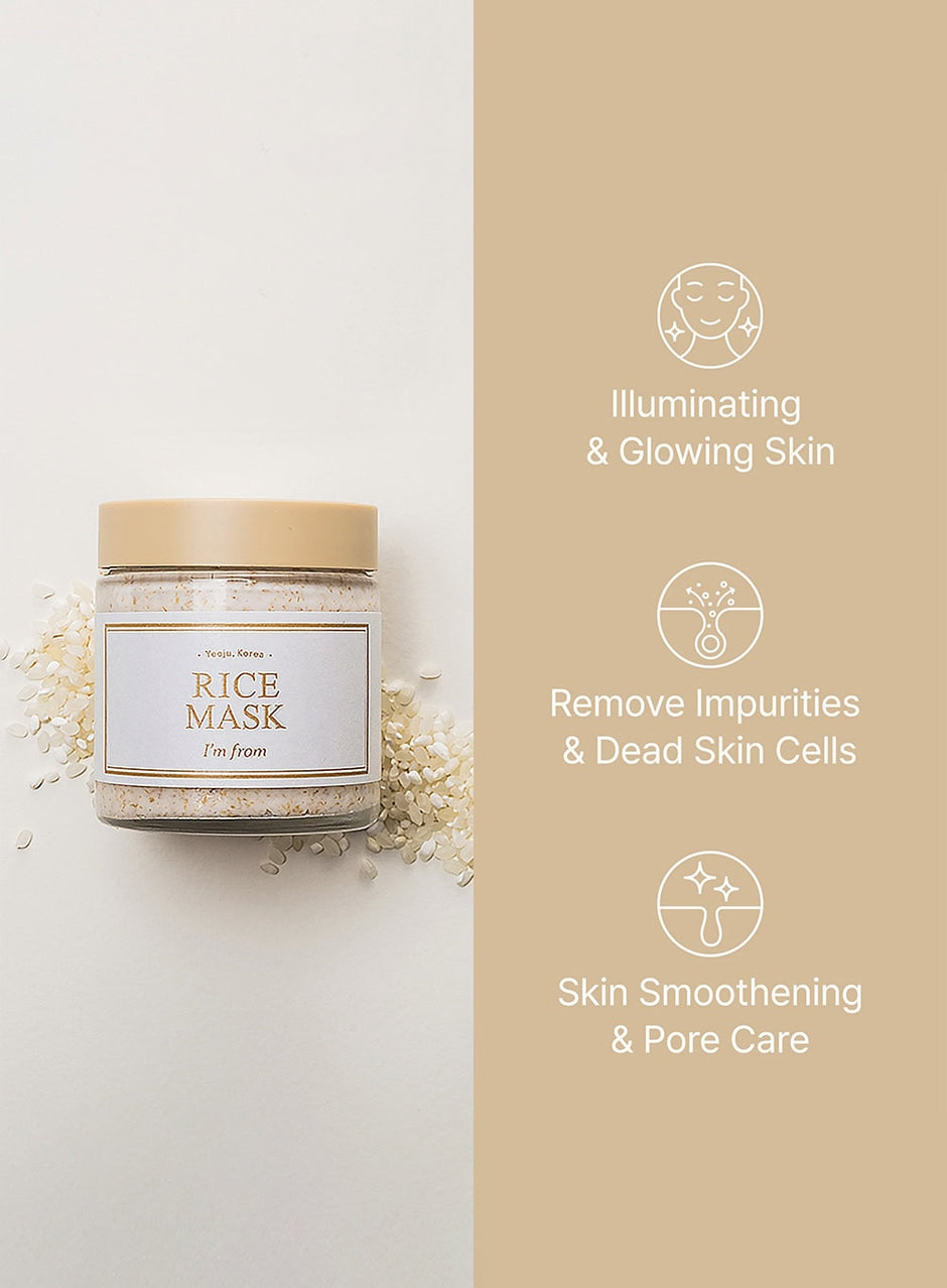 Rice Mask (110g) - I'm from | K-BEAUTY – LEWKIN