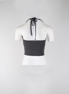 Sheer Long Sleeve Top & Halter Tank Top Set IJ402 - K-Pop style | LEWKIN