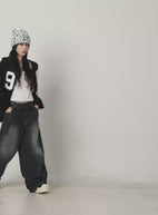 Graphic Print Beanie CJ527 - Korean Women's Fashion | LEWKIN