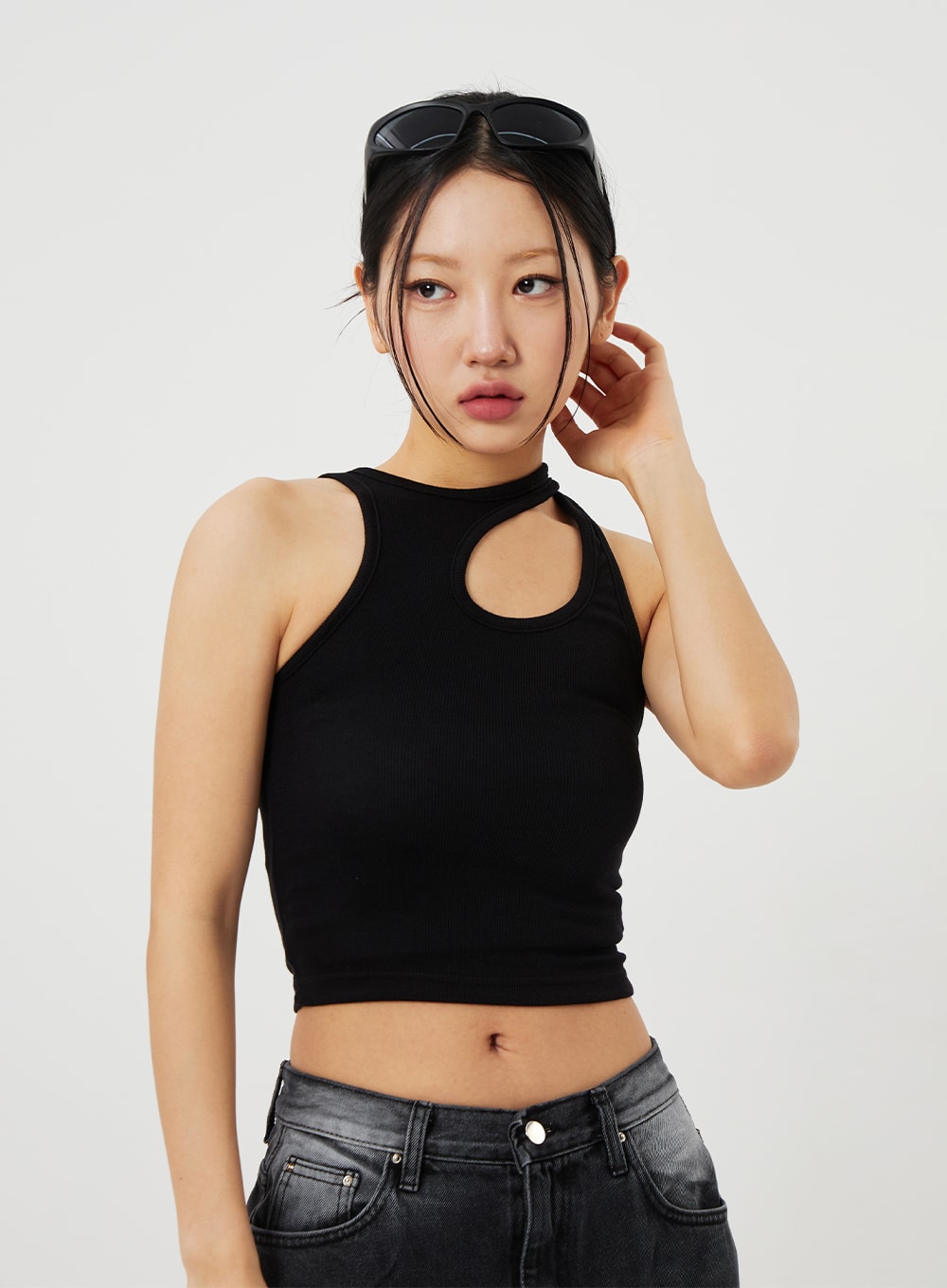 Cut Out Tank Top CF328 - Acubi style | LEWKIN