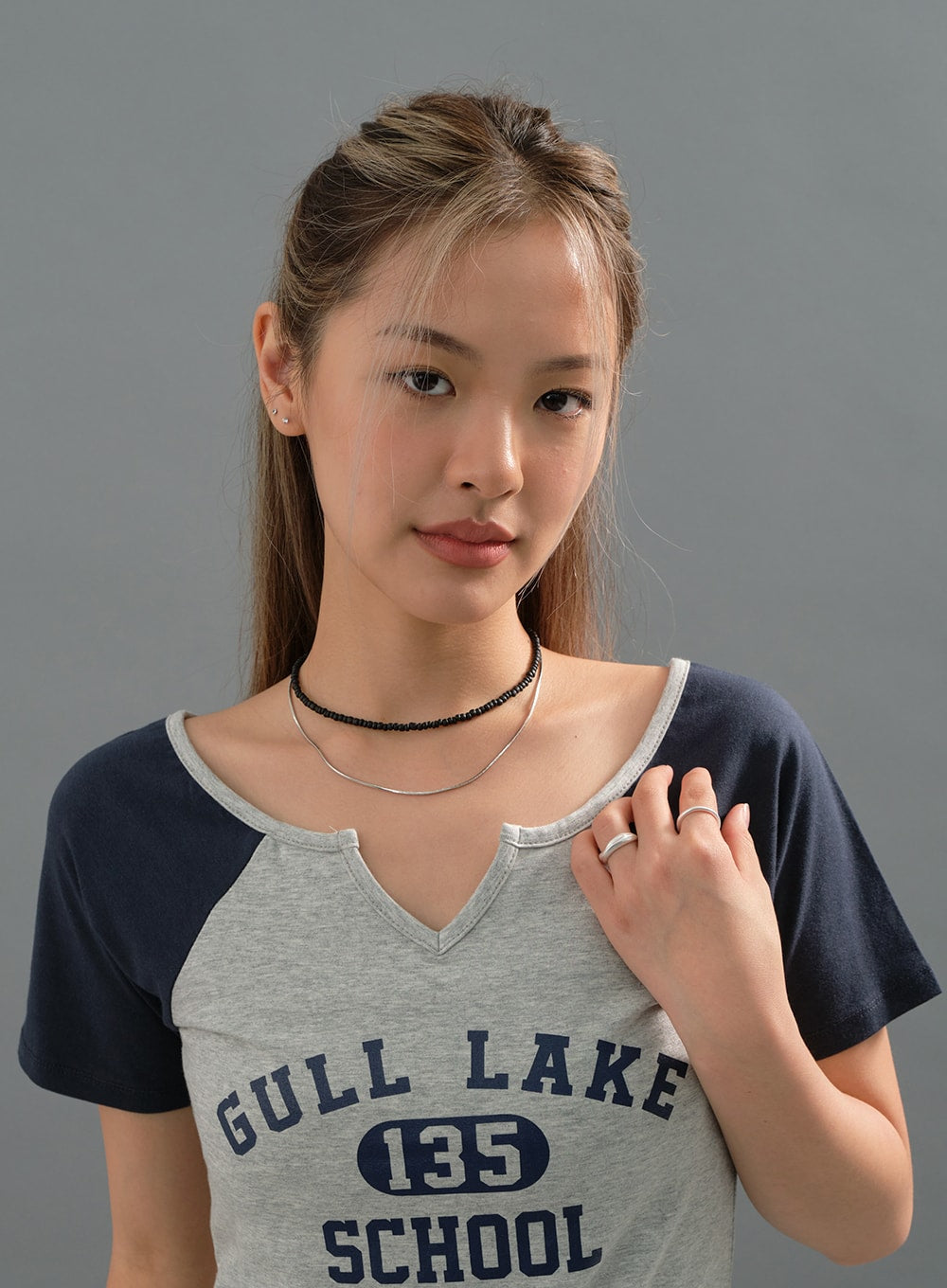 木質串珠項鍊 CJ22 - Lewkin