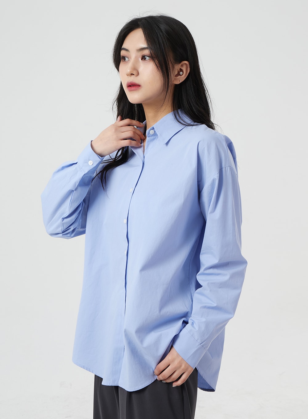 Pastel Color Oversized Shirt BM304 - K-Pop style | LEWKIN
