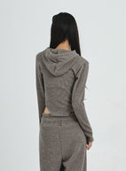 Hoodie Zipper Sweatshirt CD06 - Korean Women's Fashion | LEWKIN