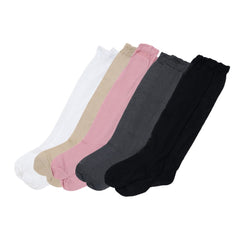 Sheer Mesh Under-knee Socks BA07 - Korean Women's Fashion | LEWKIN