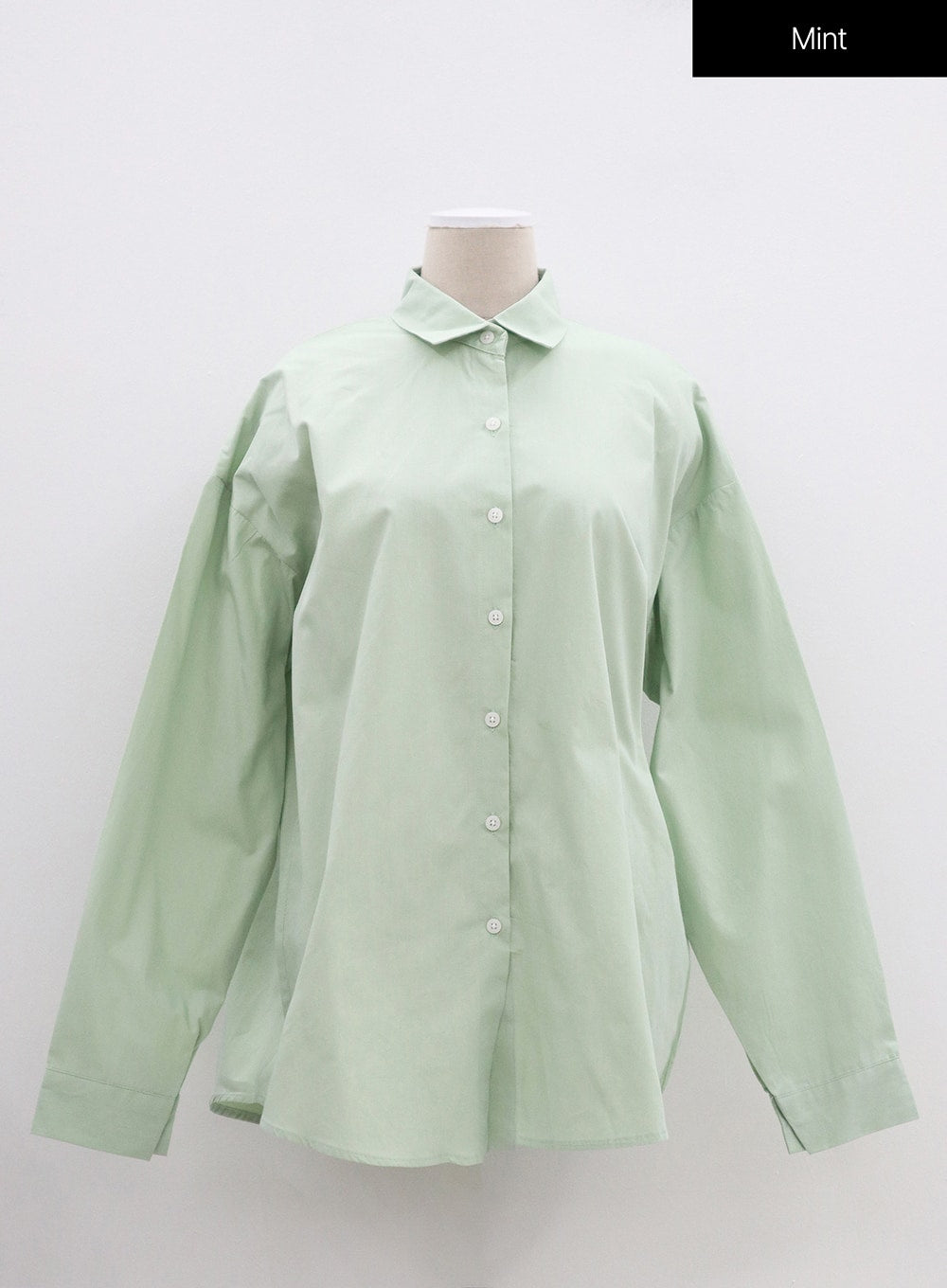 Pastel Color Oversized Shirt BM304 - K-Pop style | LEWKIN